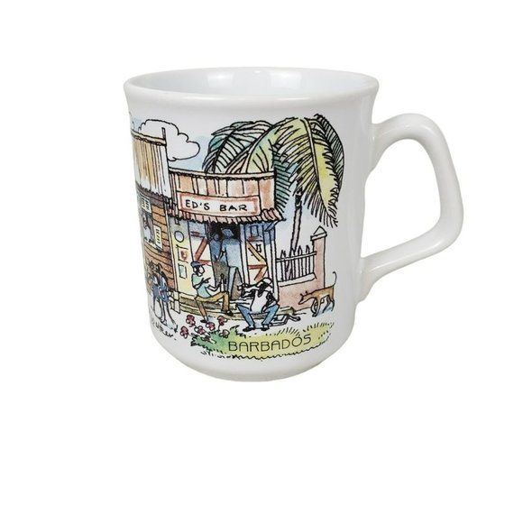 Fenton | Kitchen | Fenton China Jim Walker Barbados Coffee Mug ...
